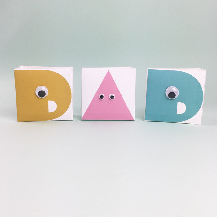 FATHERS DAY DIY GIFT BOXES; DAD | Doodlemoo