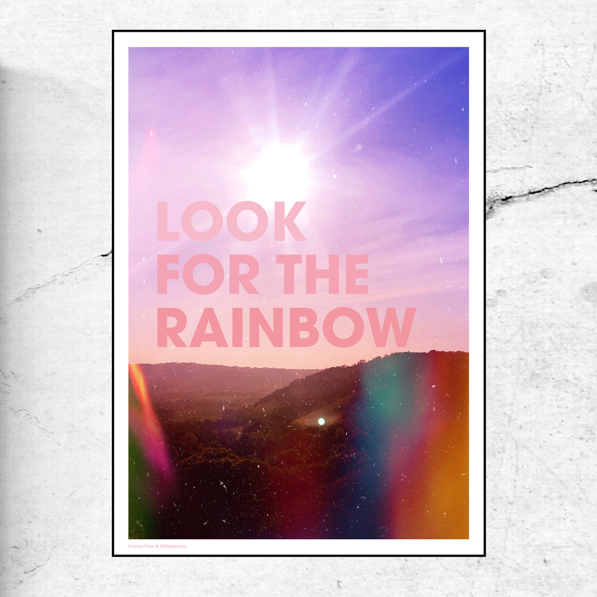 Look For The Rainbow - Limited edition Print | Doodlemoo