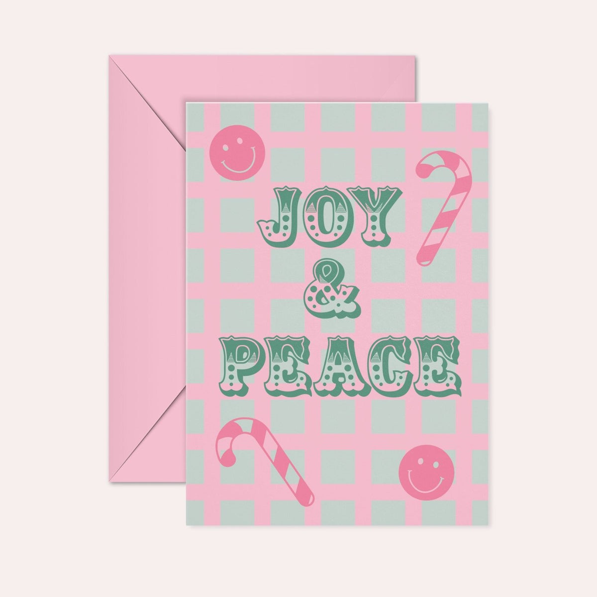 Joy & Peace Christmas card | Doodlemoo
