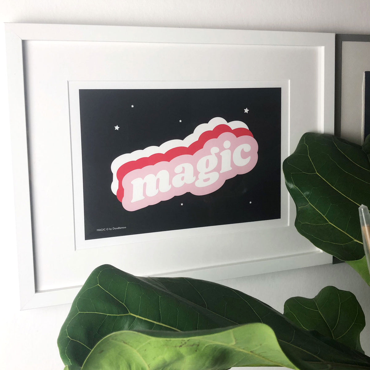 MAGIC; typographic print/poster | Doodlemoo